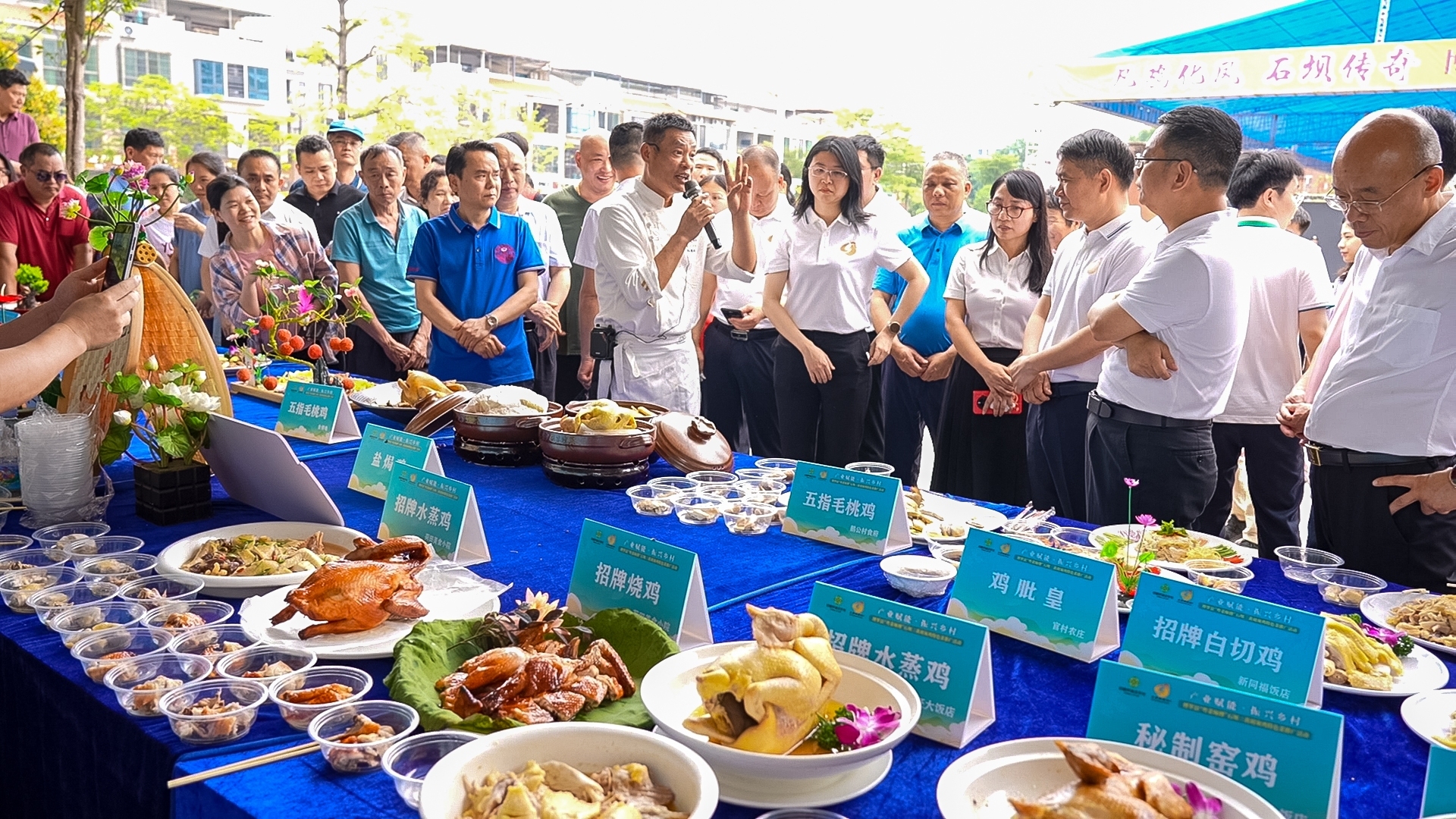 “凡鸡化凤 石坝传奇”！博罗石坝三黄胡须鸡主题文化节精彩开幕_南方+_南方plus